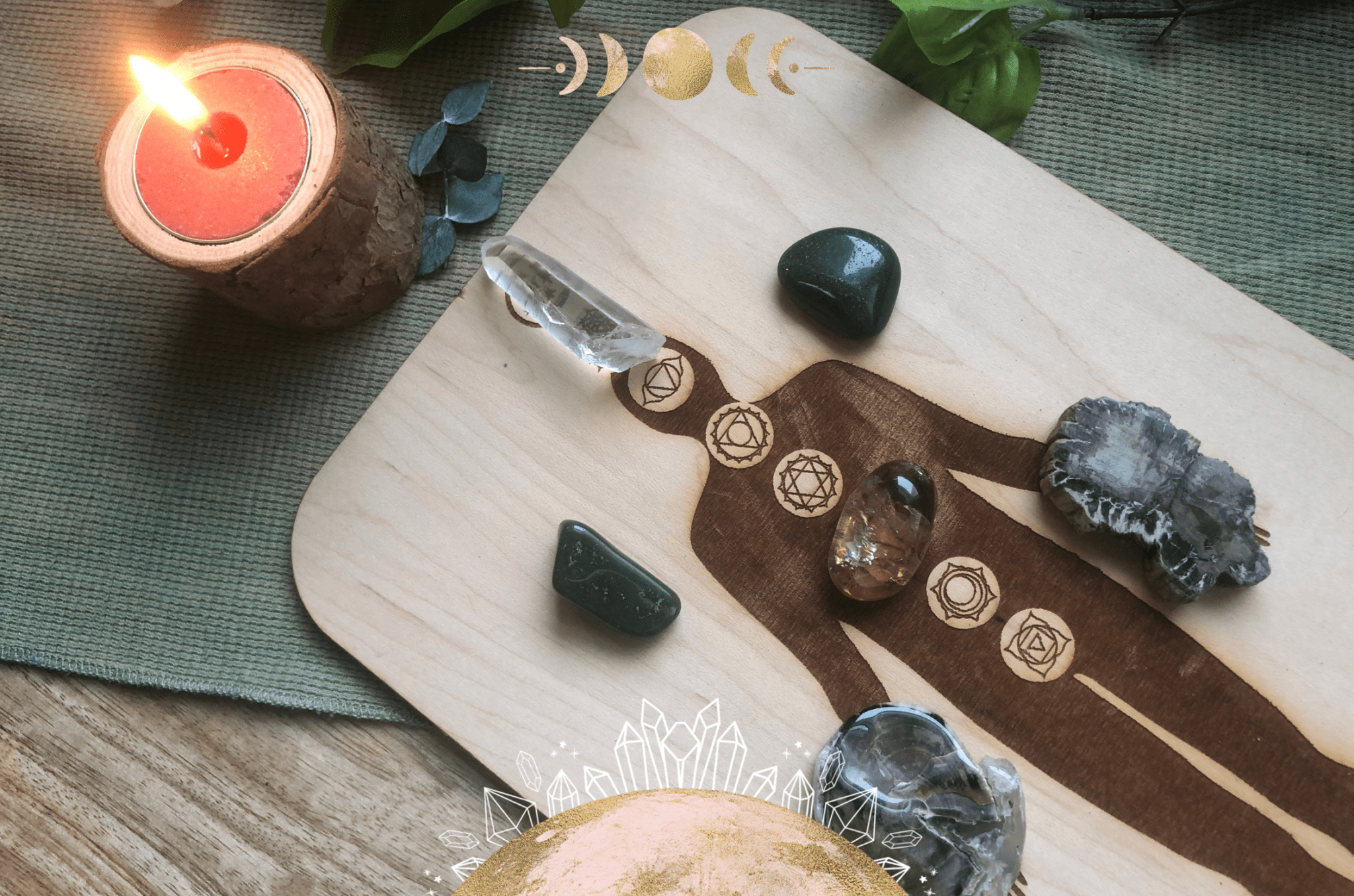 A Distance Healing Crystal Layout for Energetic Wellbeing - Love ...